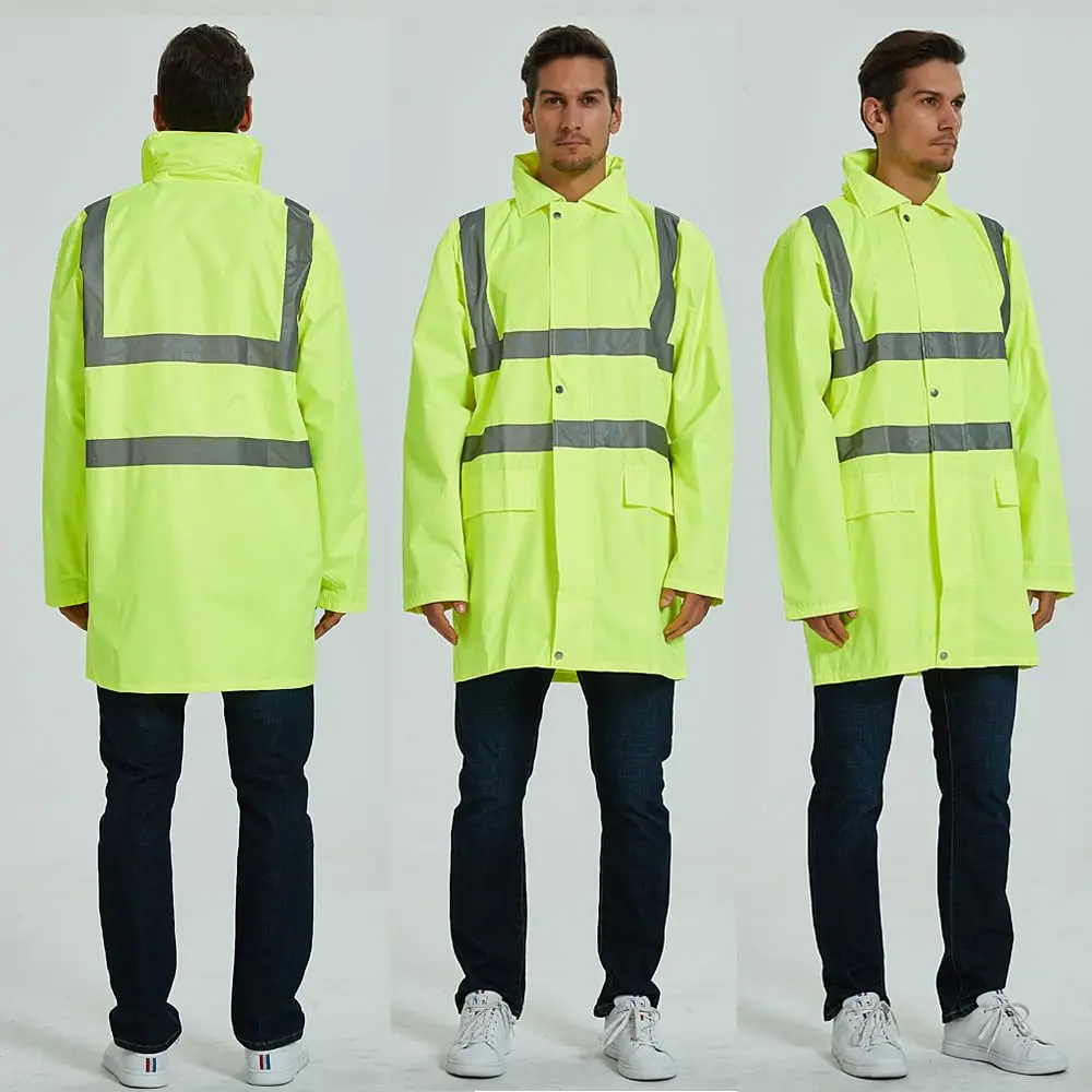 Custom Safety Rain Coats - Durable, Reflective, Eco-friendly