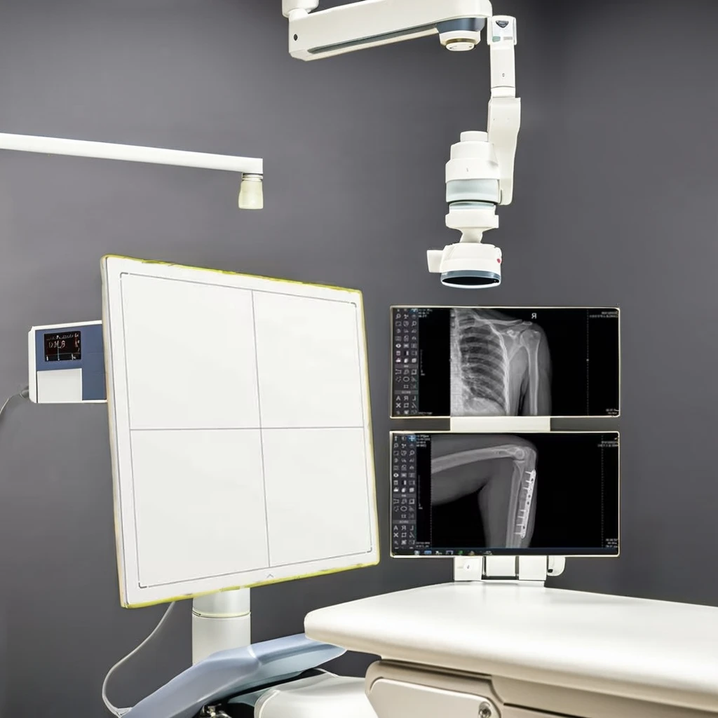 Hospital Medical Diagnostic Radiography Equipment X-Ray DR Flat Panel ...