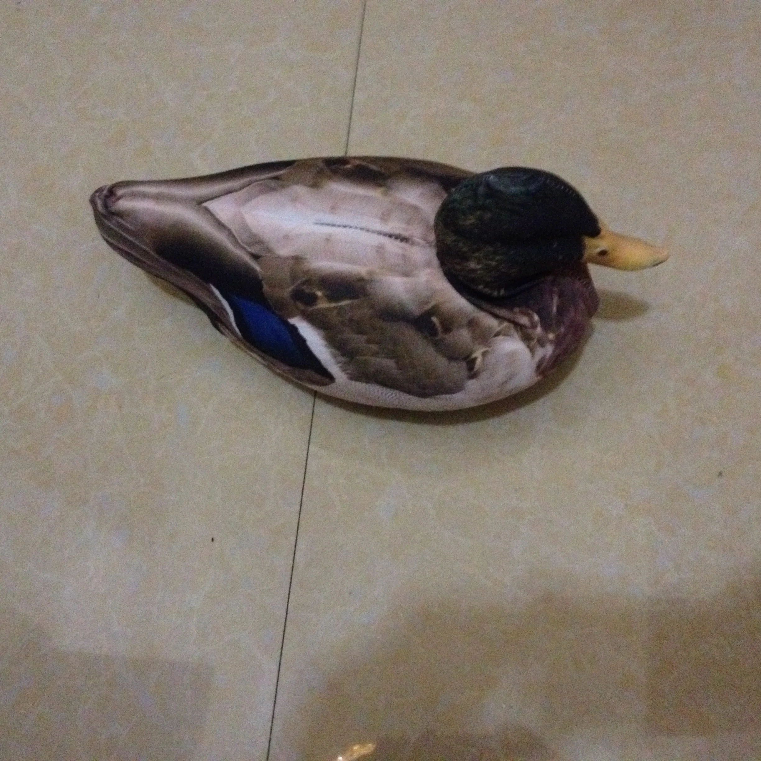 Realistic Hunting Decoys - Male Duck Decoy Sock 3D Pull