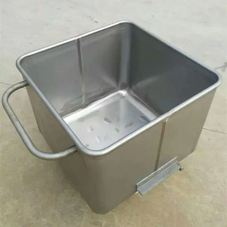 200l Meat Bins Meat Trolley Bin Food Meat Bucket Trolley Cart