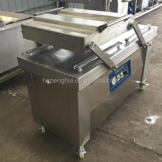 Stainless Steel Double Chamber Food Vacuum Sealer Food Meat Vacuum ...
