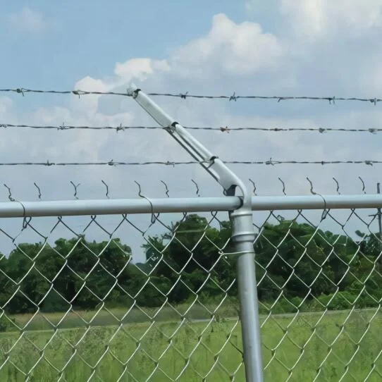 2-3/8 Inch Galvanized Steel Barbed Wire Line Arm Barbed Arm Fence ...