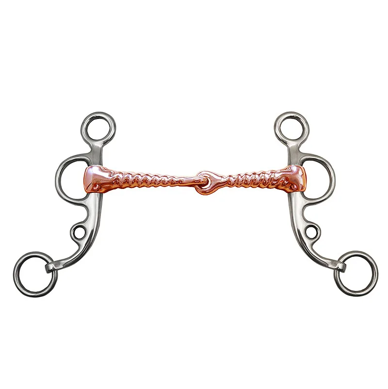 Stainless Steel Horse Bit with Copper Thread Horse Riding Equipment ...