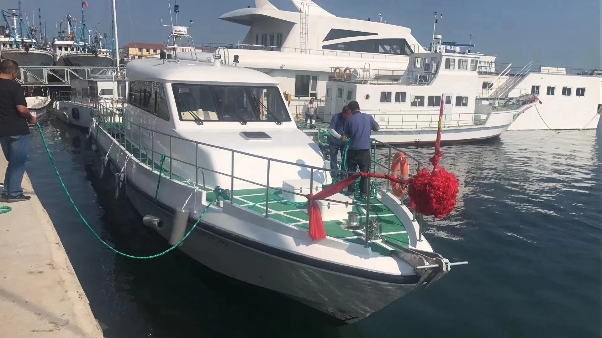 Deep-sea Patrol And Pilot Boat Workboat Welding Aluminum 9.6m*2.65m ...