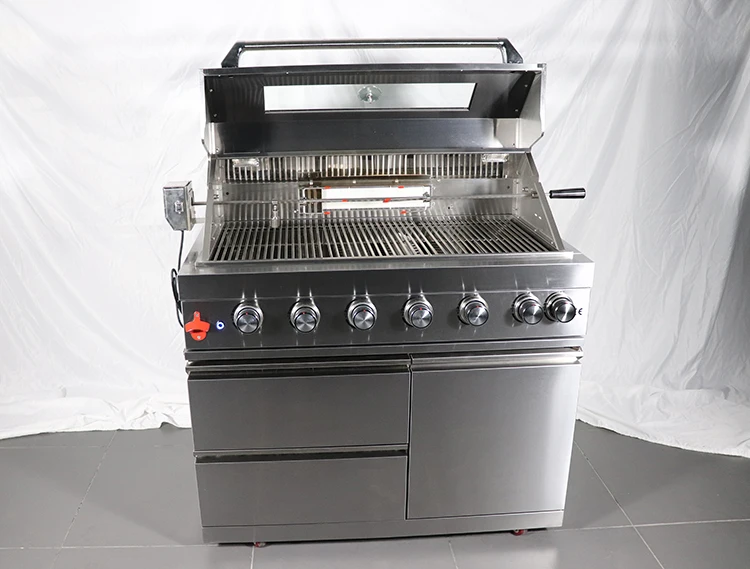 Stainless Steel Outdoor Kitchen BBQ Grill - Portable & Durable