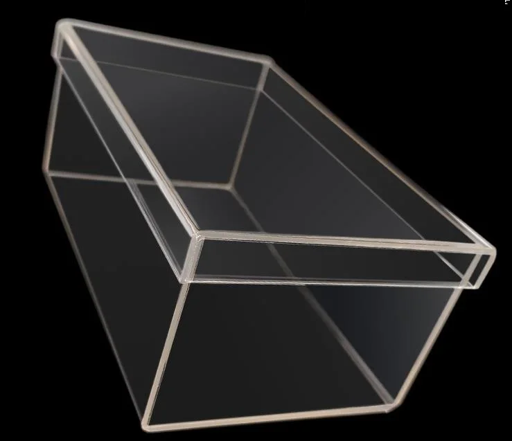 Acrylic Transparent Box Plexiglass Dust Proof Display Box Square Heaven ...