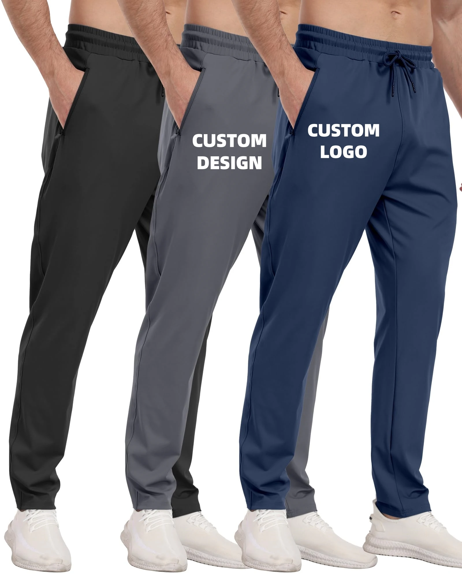 Wholesale Custom Sweat Pants with Logo Text Design