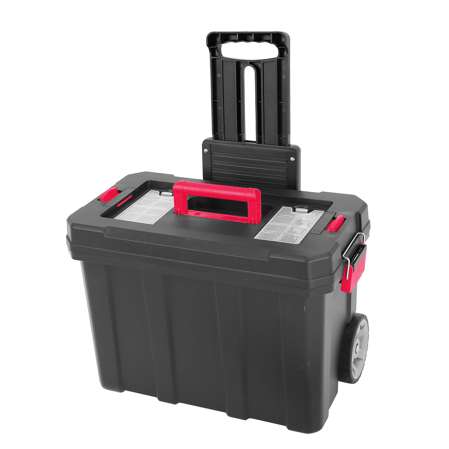 Vertak Stackable Plastic Tool Storage Box with Wheels - ODM | Wholesale