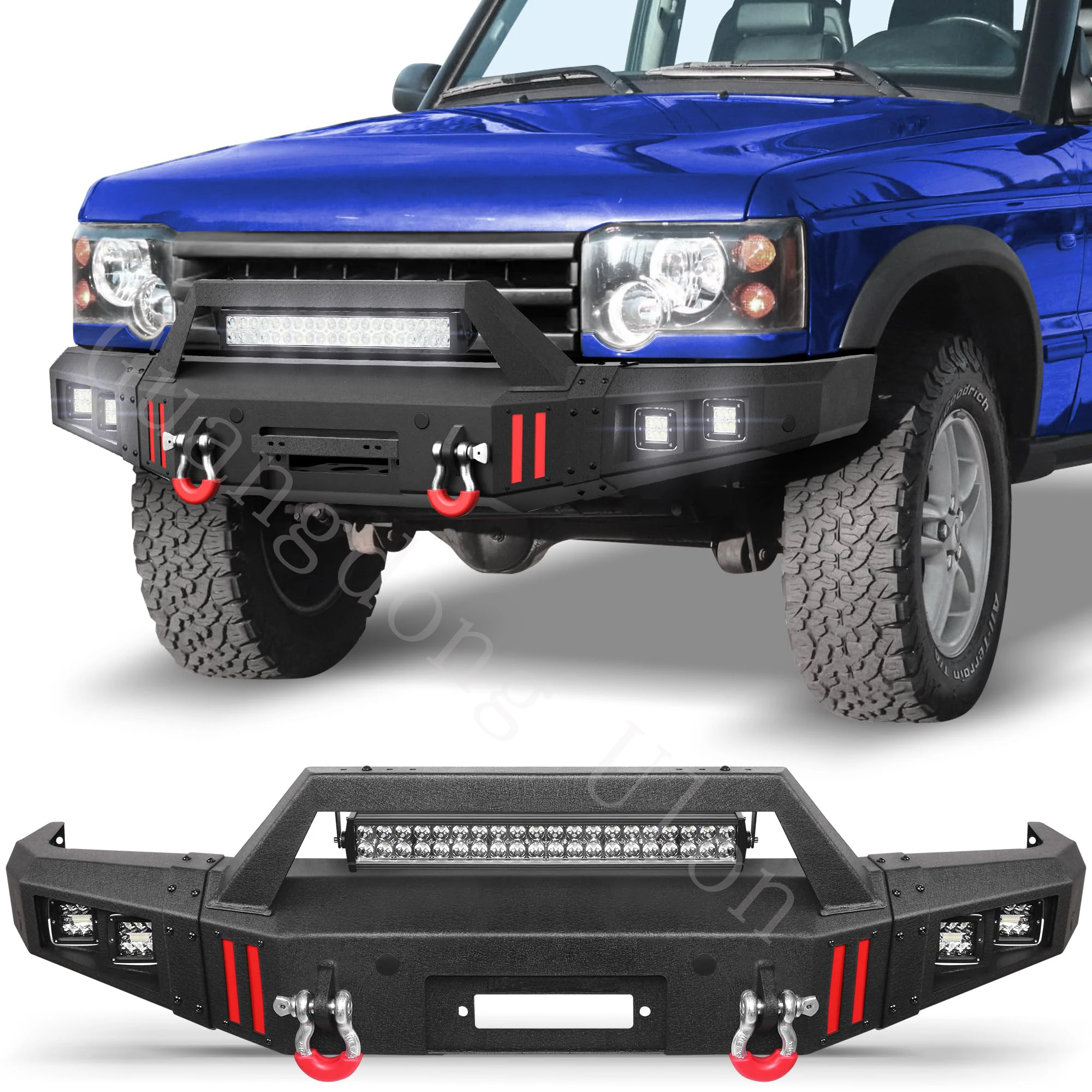 Front Bumper Full Width for Land Rover Discovery 2 1999-2004