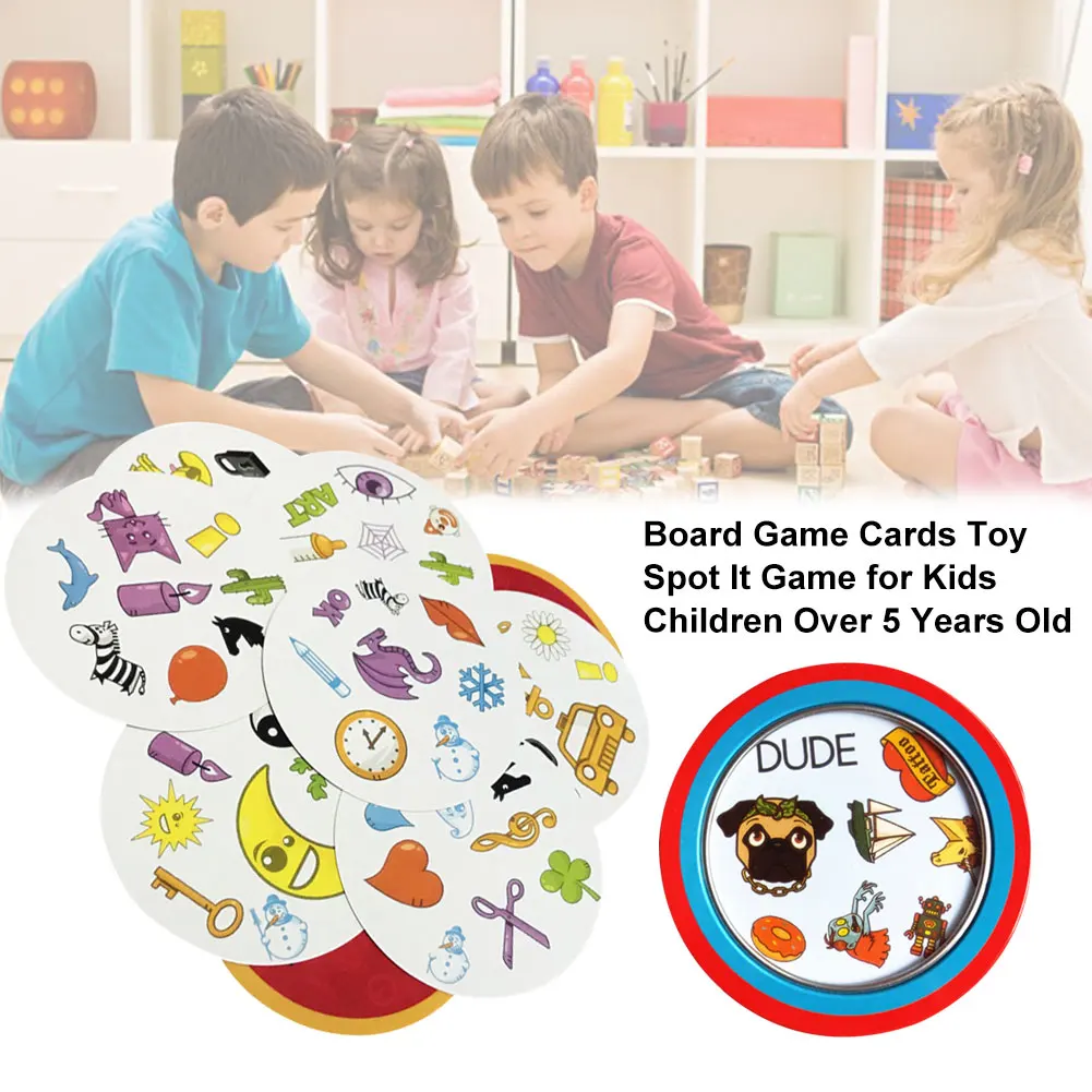 2020 Hot Spot It Board Games For Kids Like It Classic Education Card ...