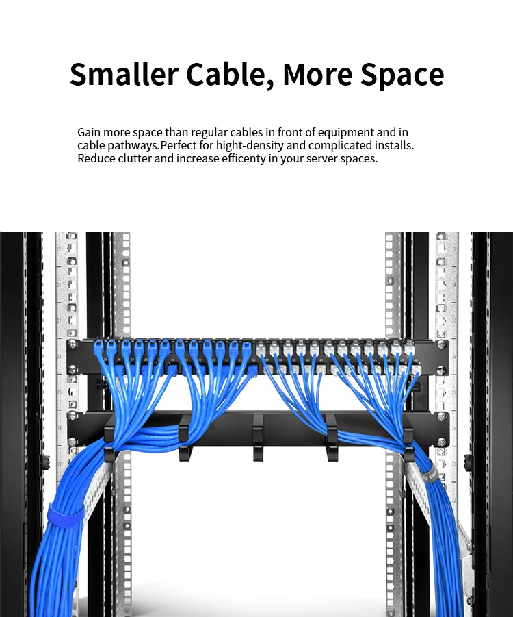Cat6 Slim Cable - Ultra Thin 10 Meter Network Patch Cord