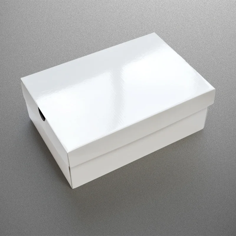 In Stock Kraft White Cardboard Shoes Packing Box Wholesale Womens ...