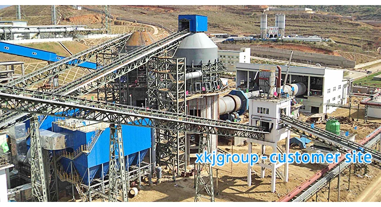 Cement Clinker Calcination Rotary Kiln Small Cement Making Plant ...