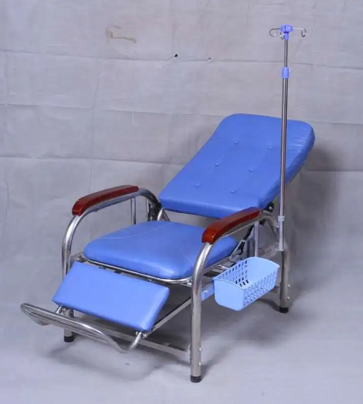 Medical Equipment Infusion Chair For Hospital Waiting Room With Iv Pole ...