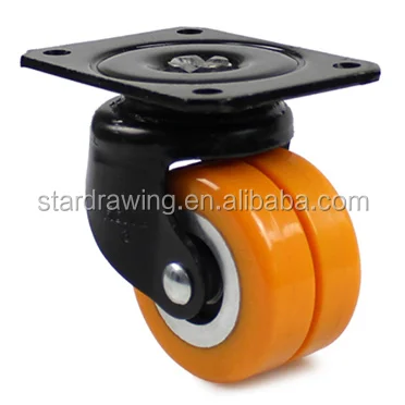 SS Dual Wheel AGV Caster Wheels - High Speed & Load Capacity