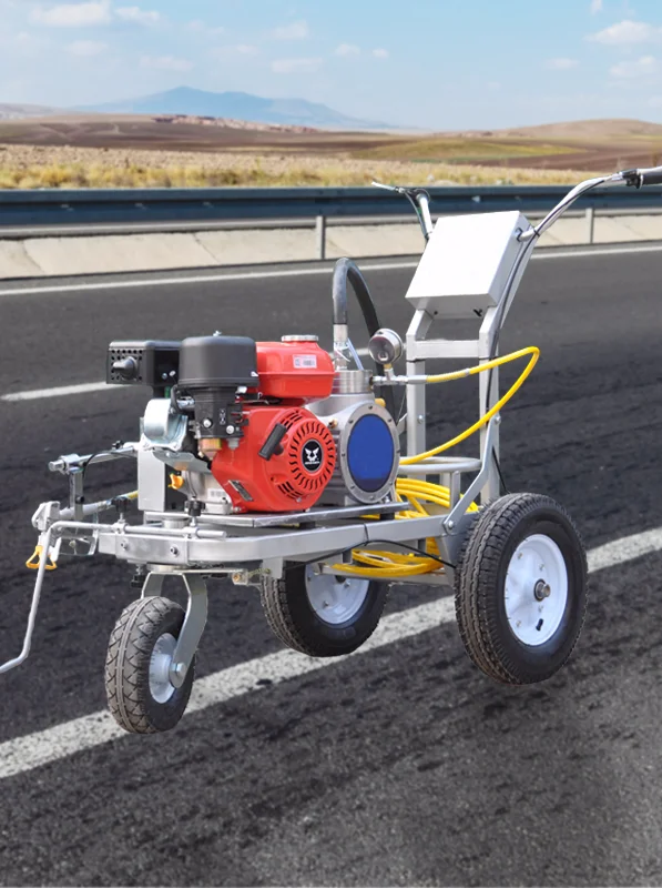 Construction Works Hot Melt Truck Mounted Road Marking Machine Reflect ...