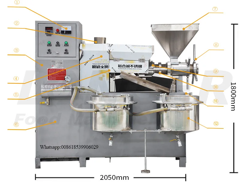 Small Automatic Peanut Oil Expeller Groundnut Oil Extraction Machine ...