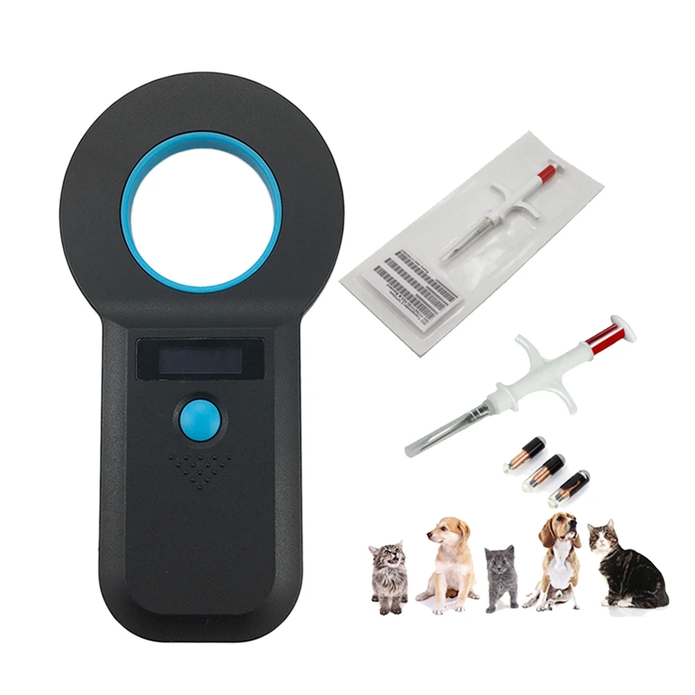 134.2khz W90b Rfid Animal Tag Reader Animal Microchip Reader Handheld ...