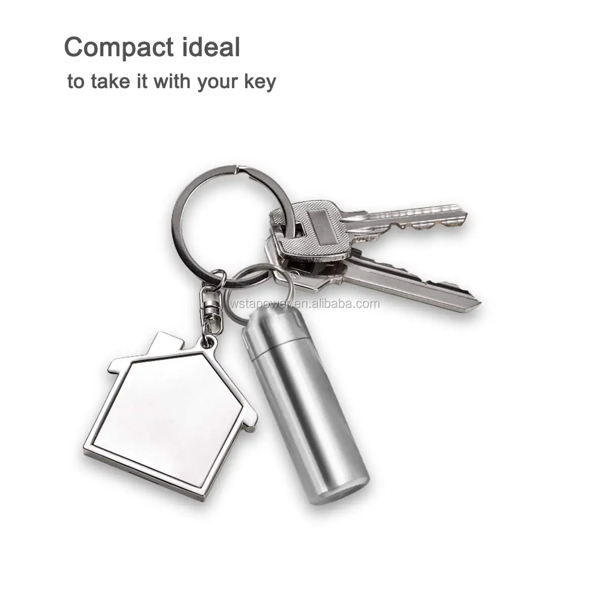 Portable Stainless Steel Mini Secret Waterproof Necklace Organizer ...