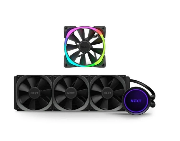 Nzxt Kraken X73 Liquid Radiator Cpu Water Cooler 3 Fans For Gaming Pc ...