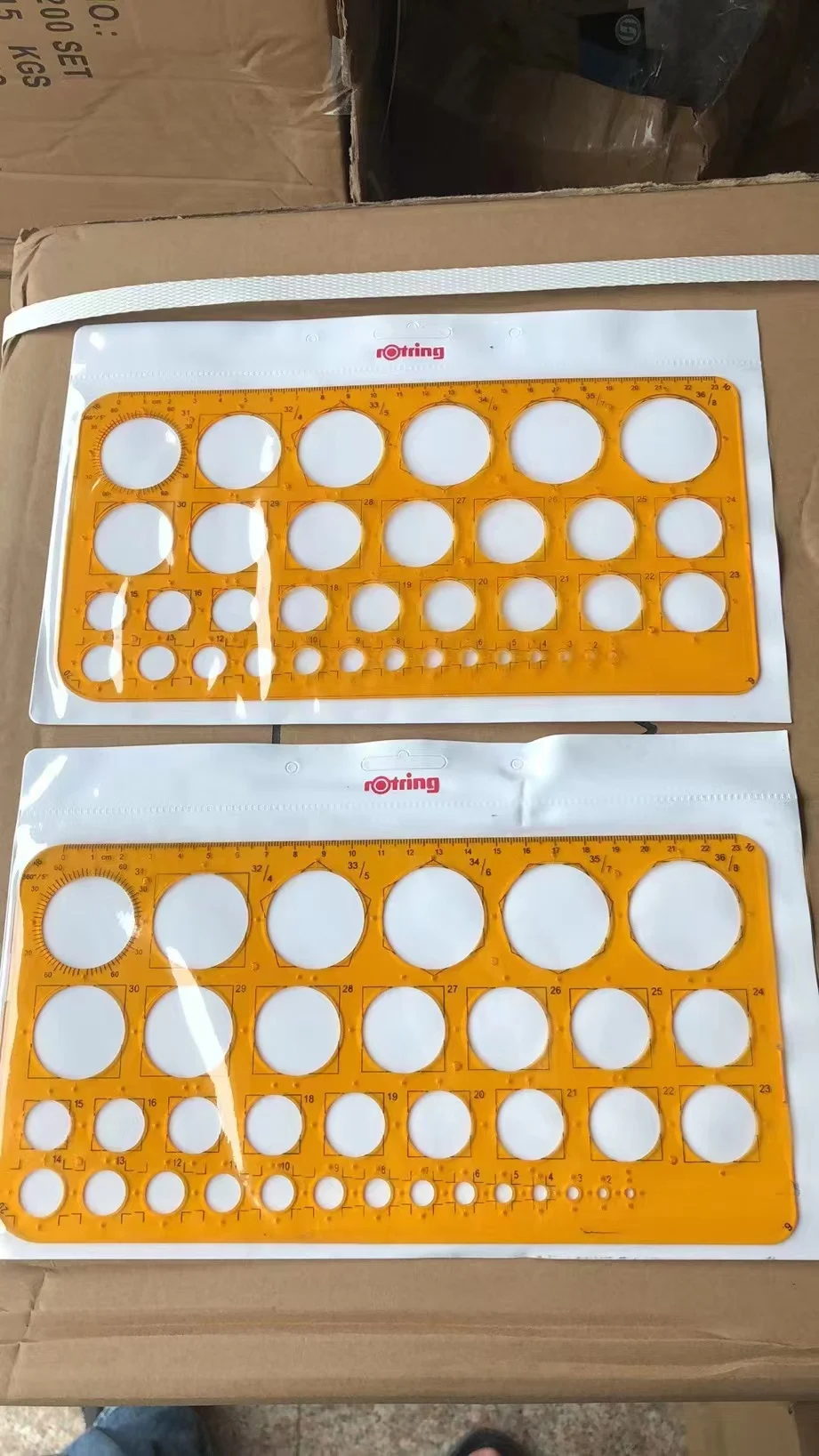 Student Stencil Straight Ruler Construction Template Rule Office ...