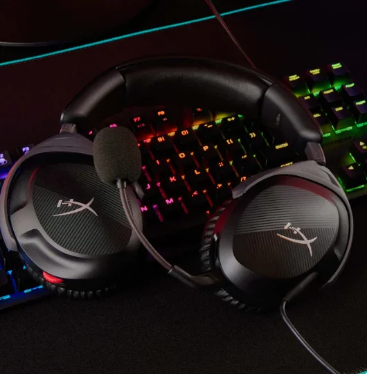 HyperX Cloud Stinger 2 Core PC Wired Gaming Headset Lightweight Over-Ear Gaming Headphone with ...