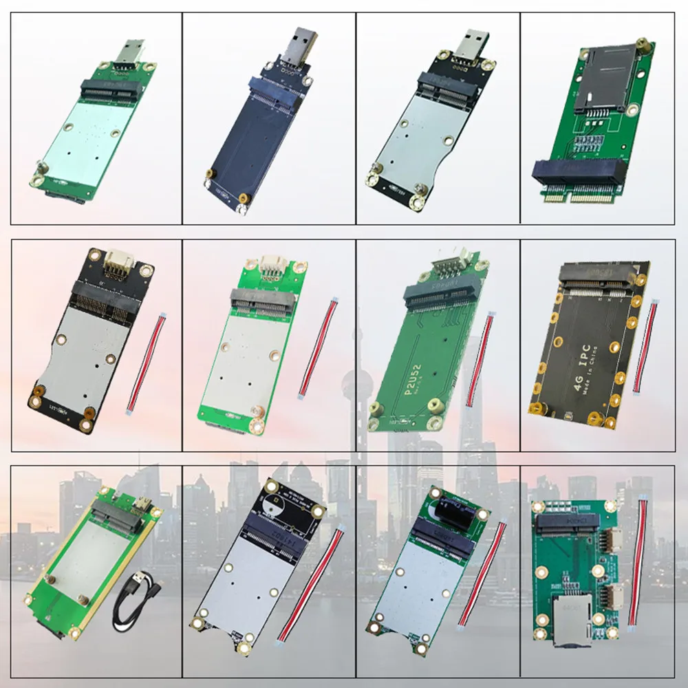 Taidacent MINI PCI Express to USB 3.0 Adapter Card for 4G LTE