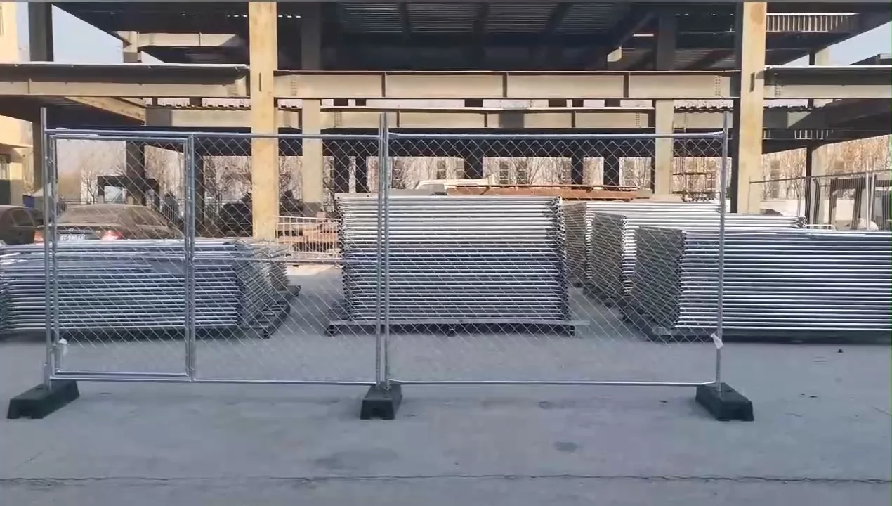 Anping Used Outdoor Building Site Event Galvanized Temporary Chain Link ...