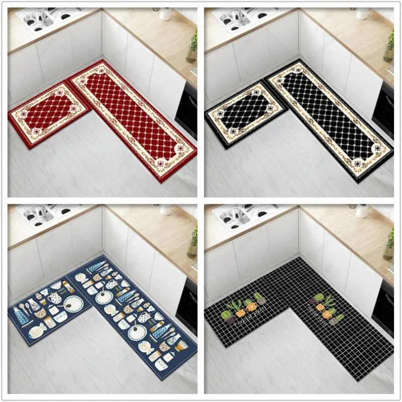Waterproof Custom Printed Indoor Pvc Kitchen Rug Floor Mats Kitchen Mat ...