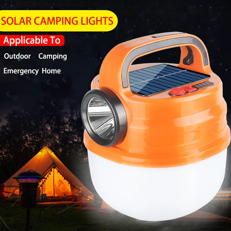 Outdoor Portable Camping Lights Solar Usb Rechargeable For Camping ...