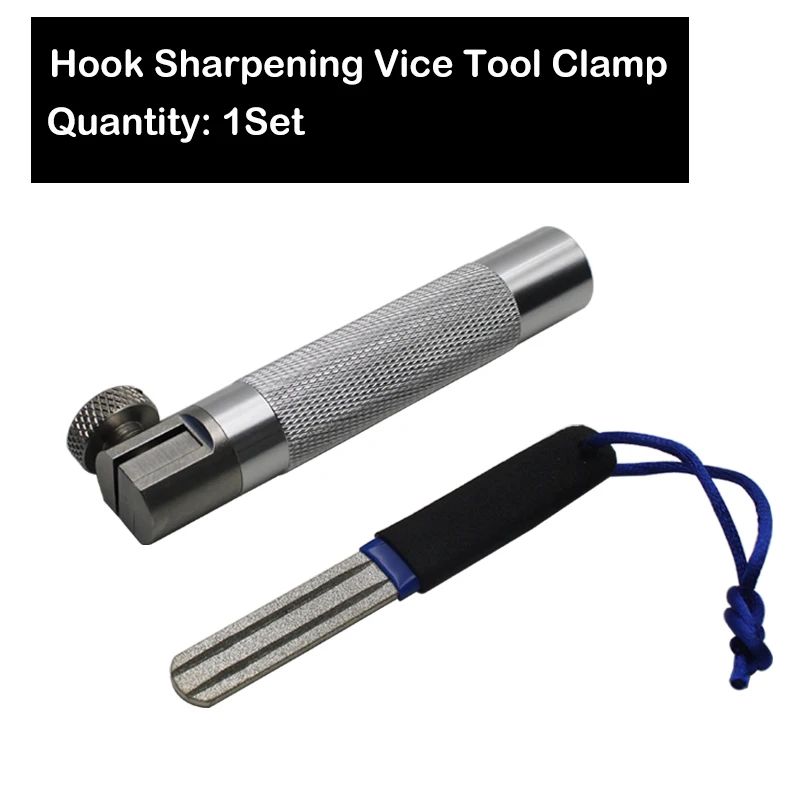 Carp Fishing Hook Sharpening Vice Tool Clamp Fishing HOOK Sharpener ...