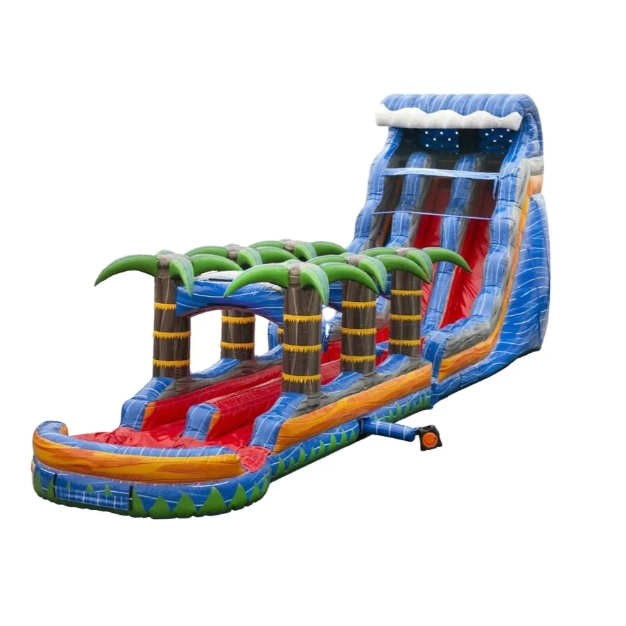 Commercial Grade Pvc Adult Water Slide Inflatable Large Waterslide With ...