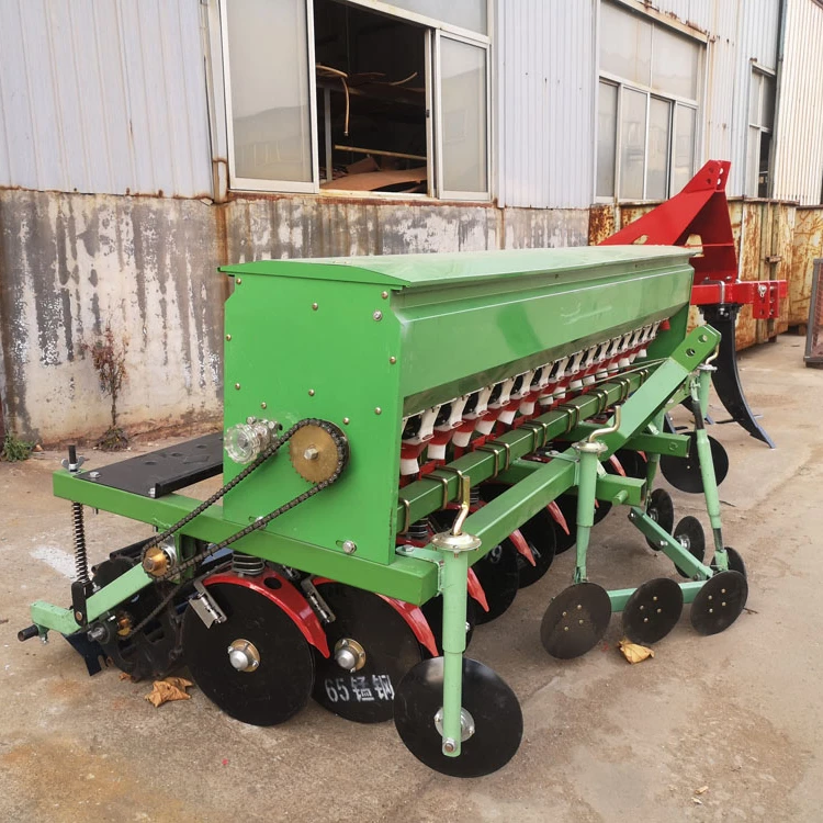 50 hp Tractor Trailed Wheat Seeder | 18 Rows Adjustable Seed Drill for ...