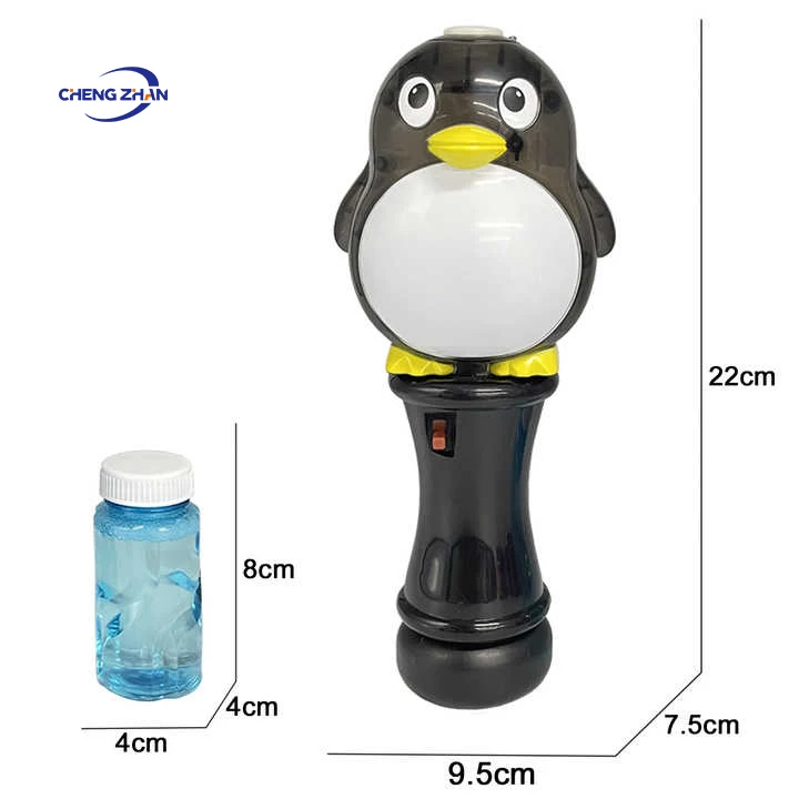 Light Up Bubble Toys Led Mini Penguin Bubble Wands With Sound Fun Gifts ...