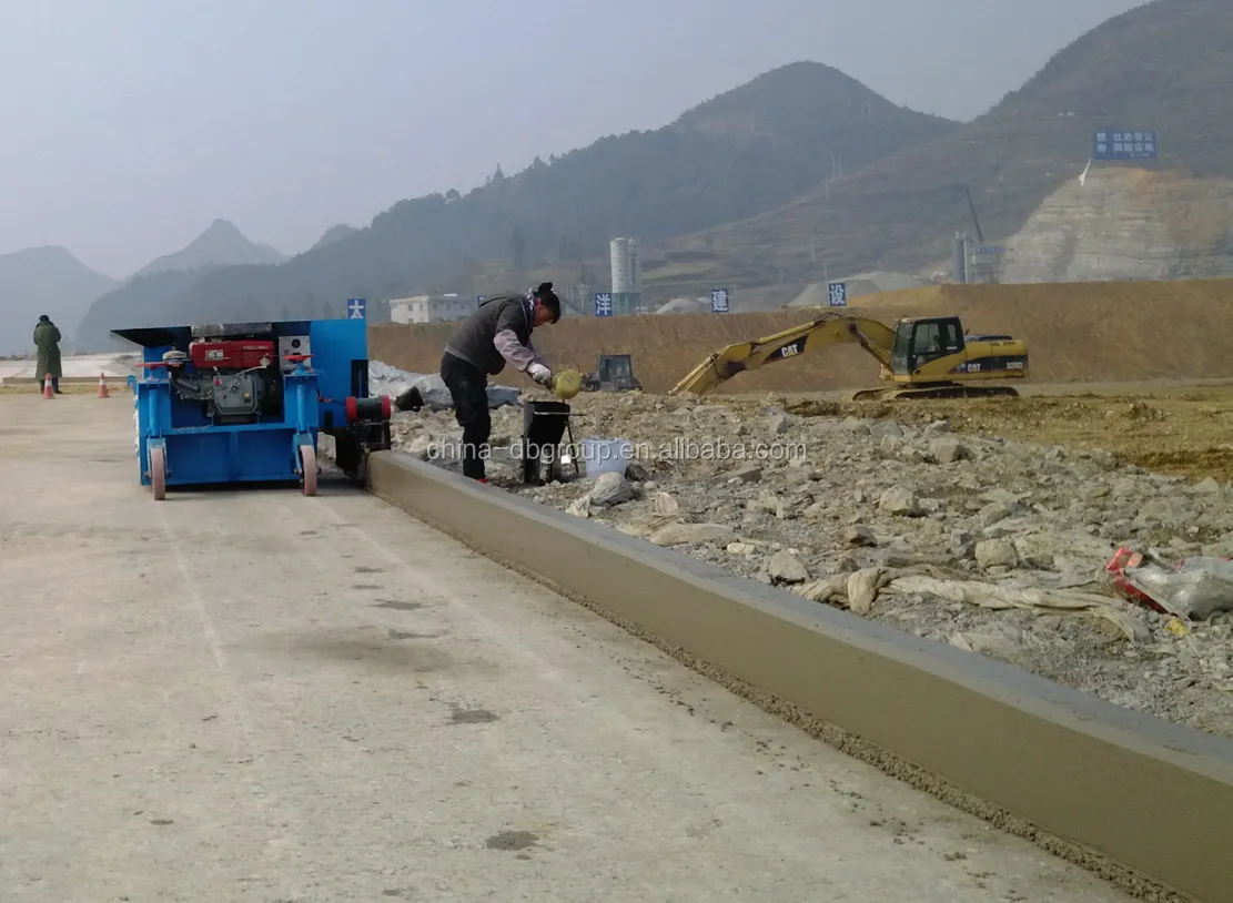Concrete Cement Curb Extruder - Durable Road Kerbing Machine