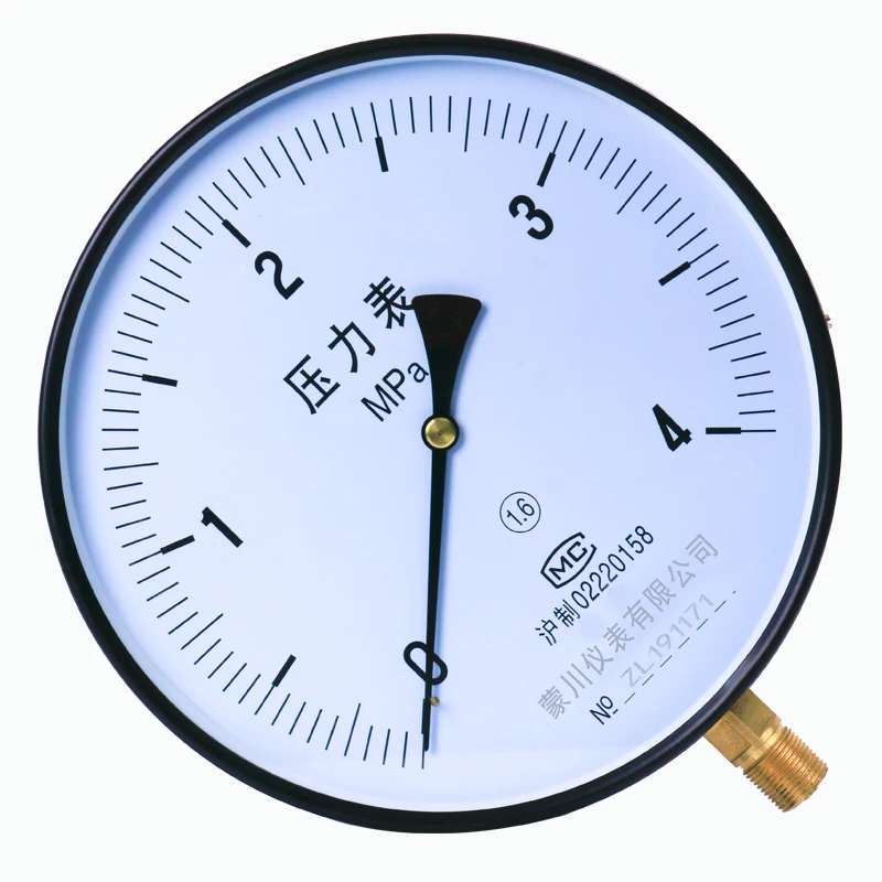 Mc Pressure Gauge Manufactier Mpa Pressure Gauge 4 Inch 6 Inch 250mm - Buy Pressure Gauge,Gauge ...
