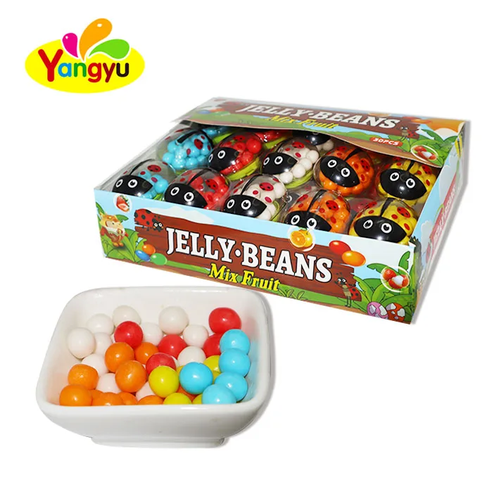 Cartoon Ladybug Insect Toy Box with Fruit Pearl Soft Candy| Alibaba.com