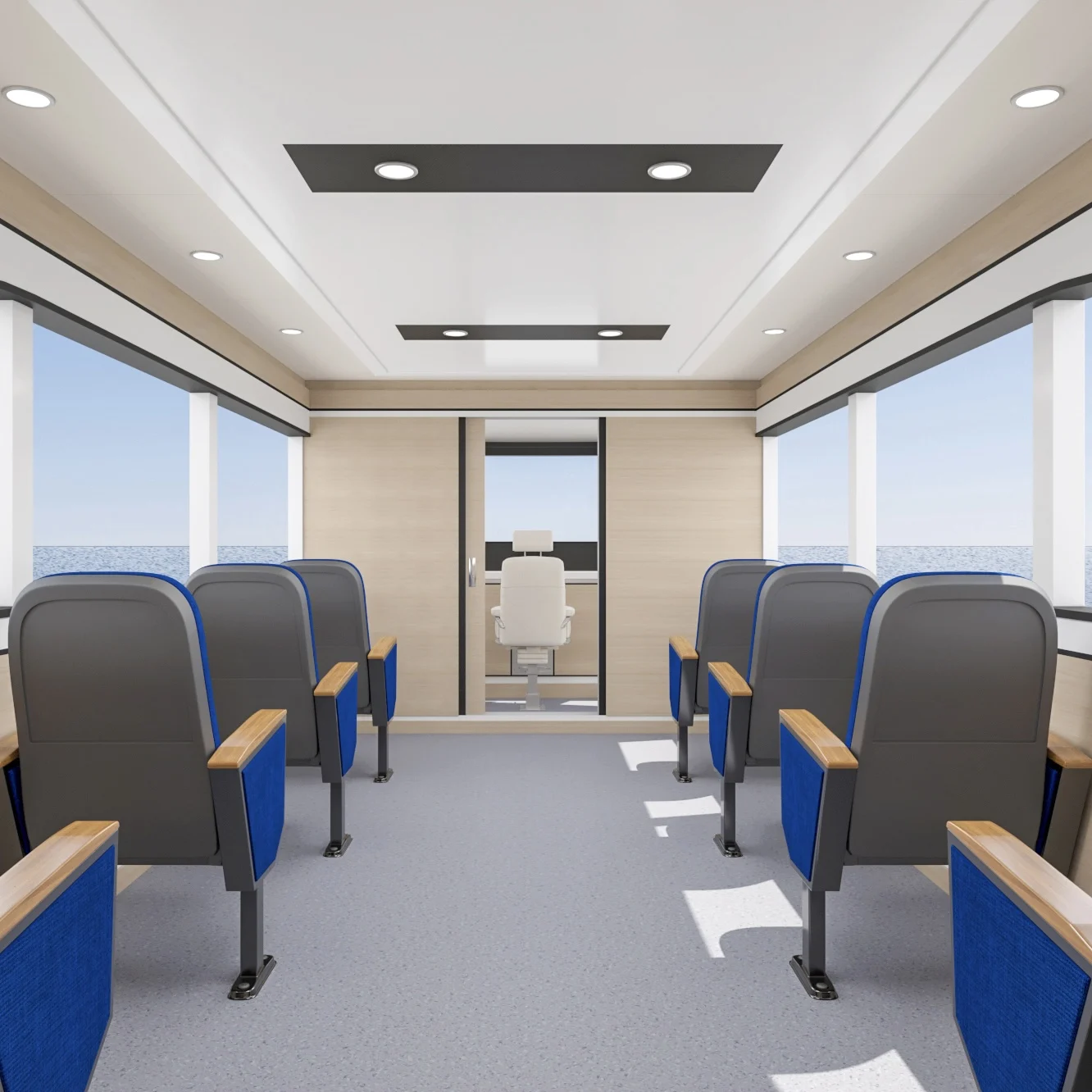 High Quality BW1250 New Design Fiberglass Passenger Boat Yacht for Sale ...