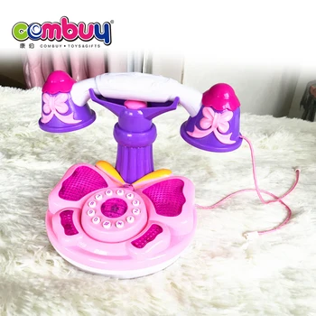 Butterfly Pink Landline Phone Music Telephone Toy For Girls - Buy Music ...
