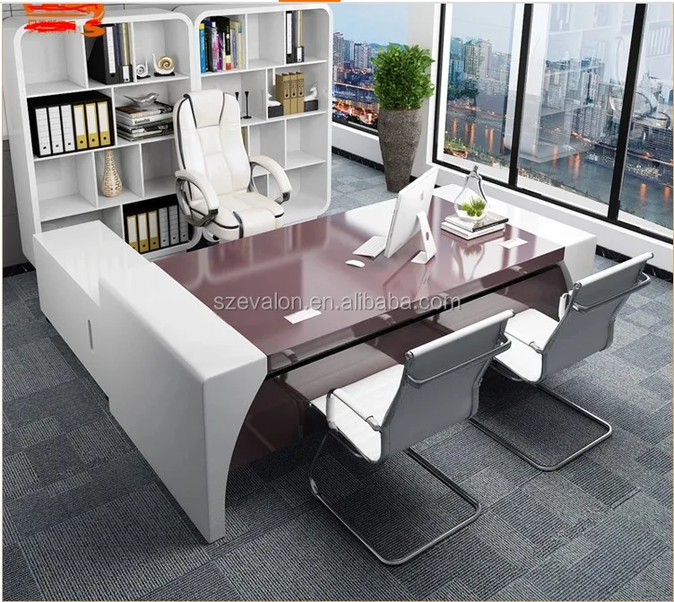Modern Office Furniture Desk High Tech Executive Desks Boss L Shaped ...