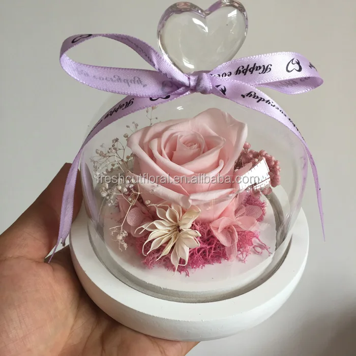 Small Rose Glass Balls With Natural Preserved Rose Inside - Buy Mini ...