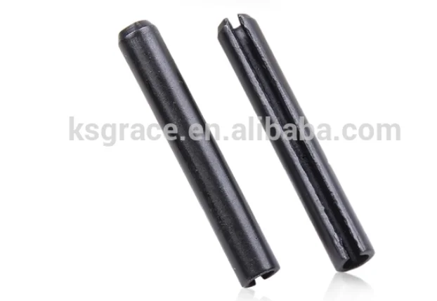 DIN1473 / ISO 8740 Black Elastic Cylindrical Hollow Dowel Pins