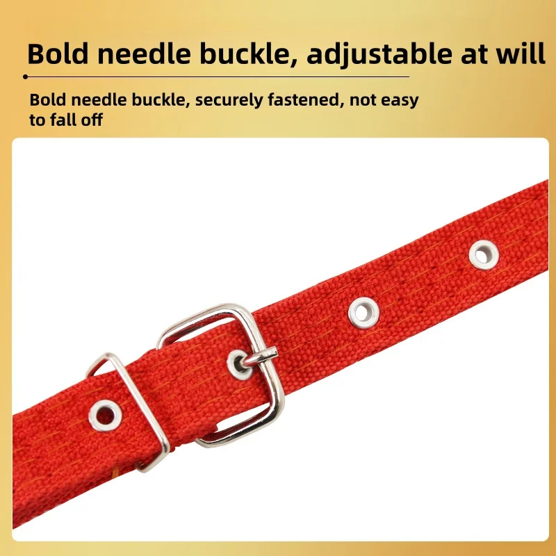 Blue Red Adjustable Livestock Collar canvas Horse Cattle Halters ...