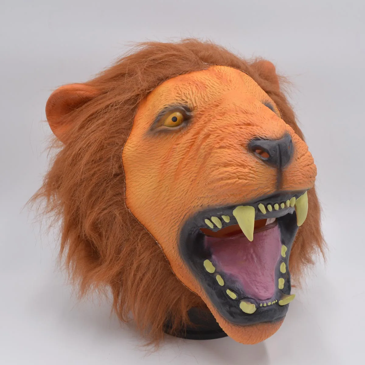 Halloween Masquerade Party Lion Latex Mask Role Play Animal Headgear ...