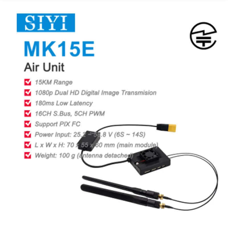 SIYI HM30 MK15 MK15E Air Unit - Long Range 1080p Transmission