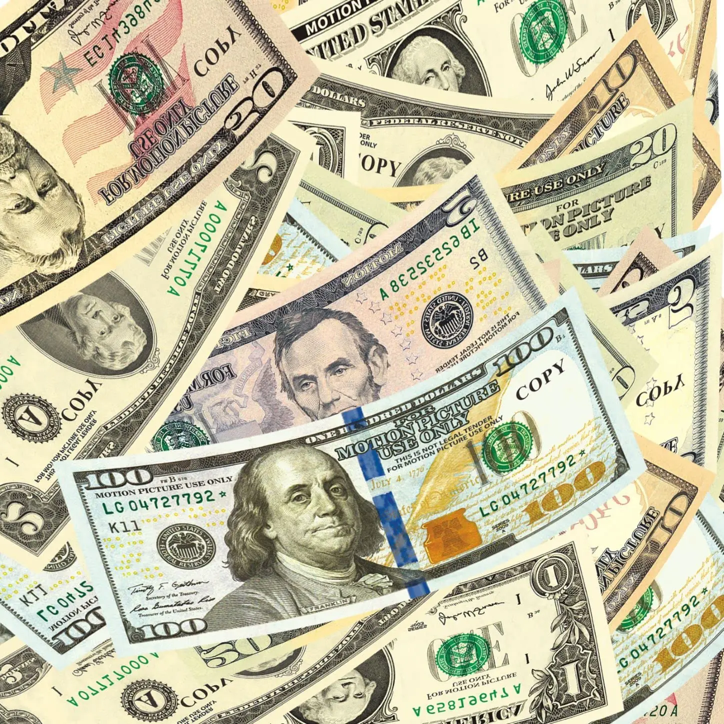 New Fashion Usa 100 Dollar Money Bank Money Notes Prop Money For Party ...