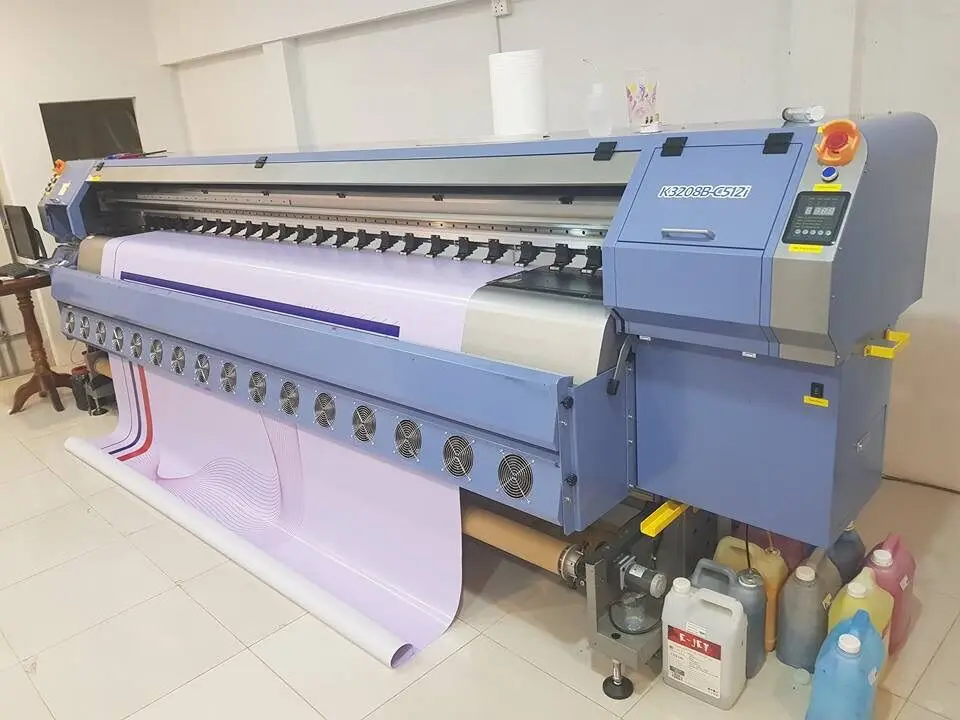 Allwin Flex Banner Konica 512i Printhead Digital Inkjet Solvent Printer ...