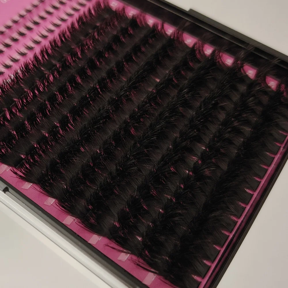Wholesale DIY Manga Spike Lashes Wispy Cluster False Eyelashes with ...