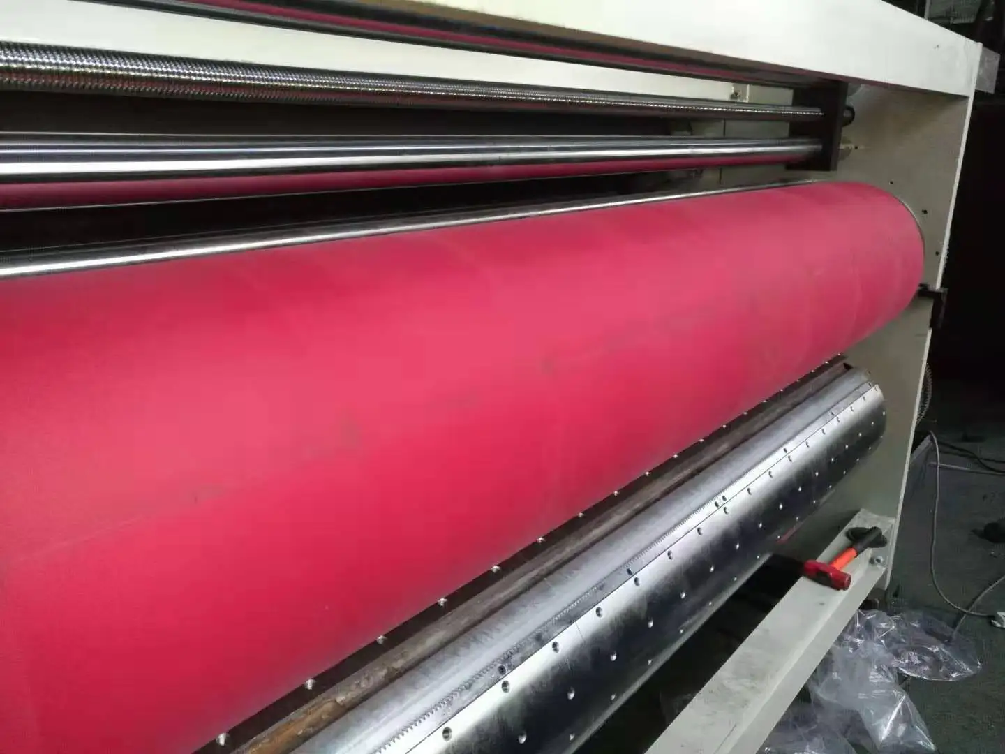 Maxdura Rubber Anvil Blanket Anvil Cover on Slotter Rotary Die-cutter