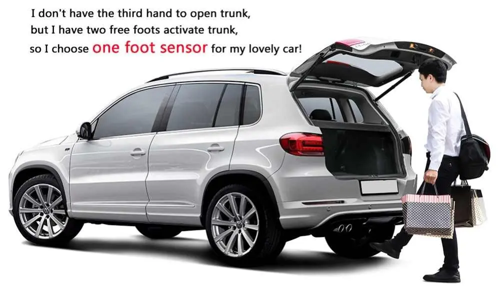 Hands-free Foot-activated Trunk Releasing Access Truck Open And Close ...